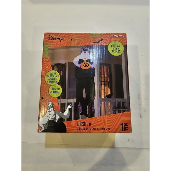 Gemmy | Holiday | New 6 Ft Hanging Ursula Little Mermaid 223 Airblown ...
